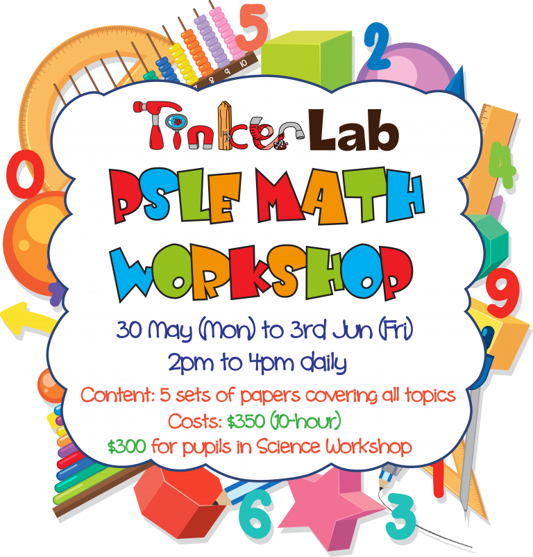 PSLE Science Workshop and Math Workshop in June 2022 | Tinkerlab